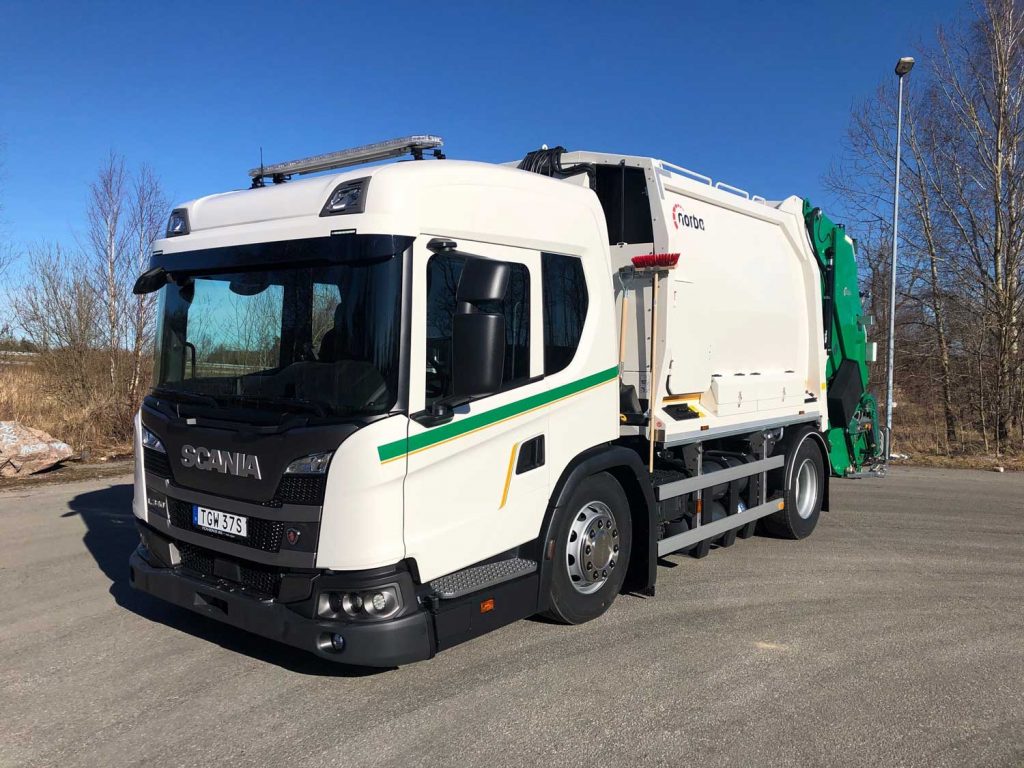 Trollhättan Energi AB - nyleverans Scania L340 - Toveks Lastbilar