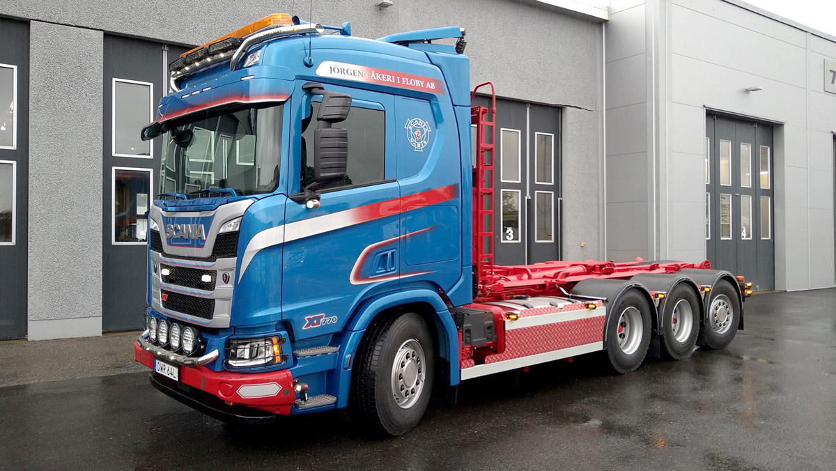 Jörgens Åkeri i Floby AB - nyleverans Scania R770 - Toveks Lastbilar